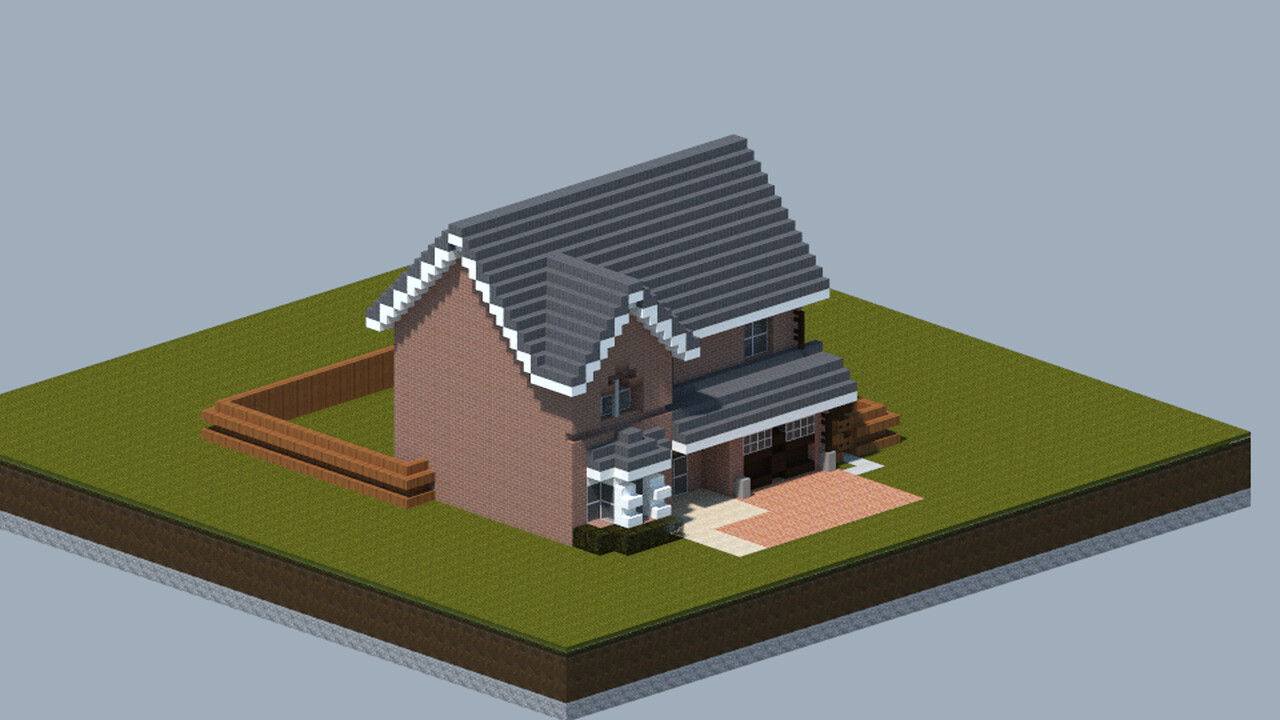 Uk style home #1 [With Interior and download] Minecraft Map