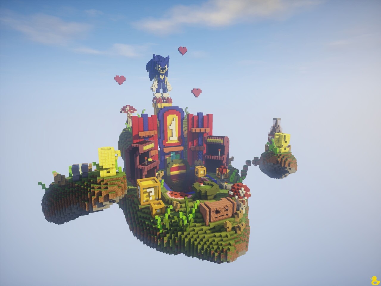 Sonic Arcade Lobby Minecraft Map
