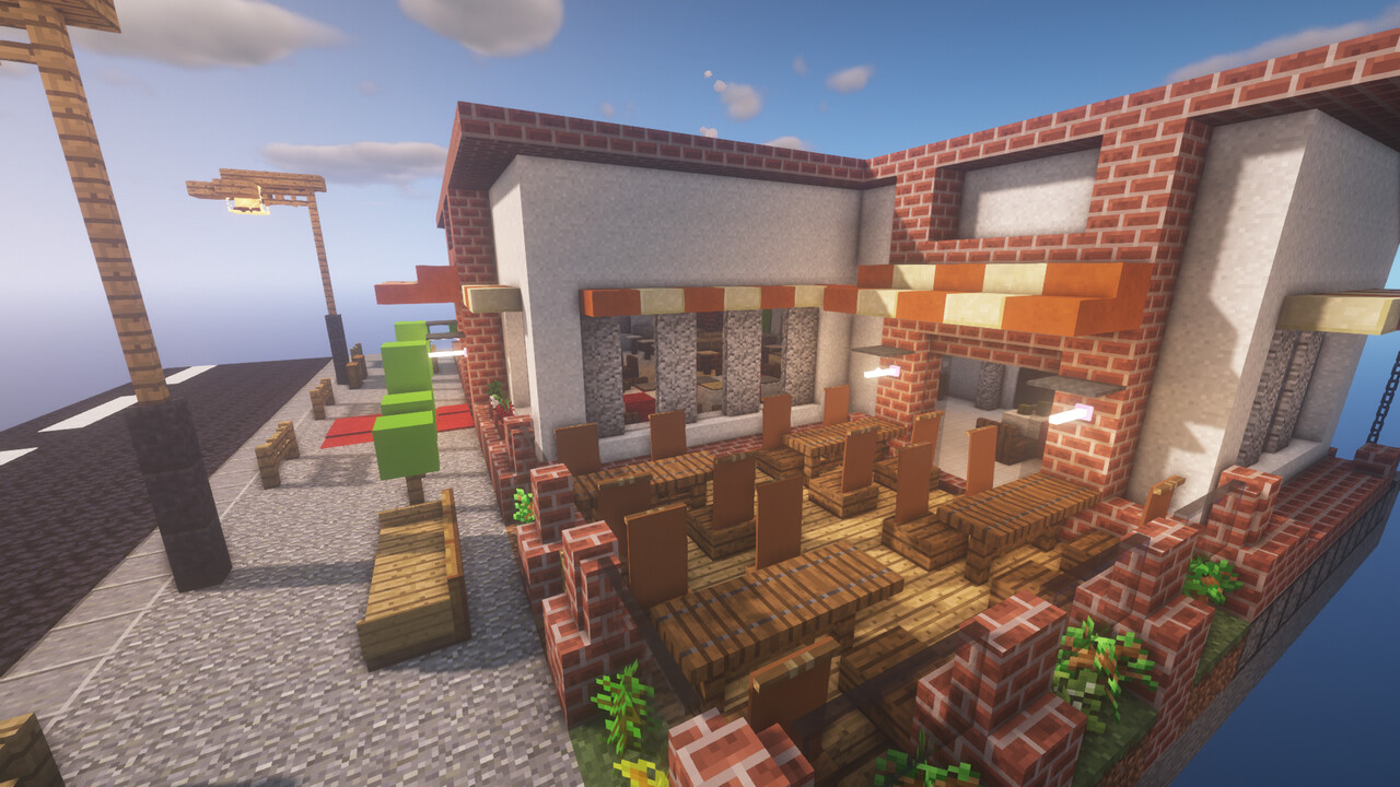 1.16 Restaurant - Pizzeria Minecraft Map