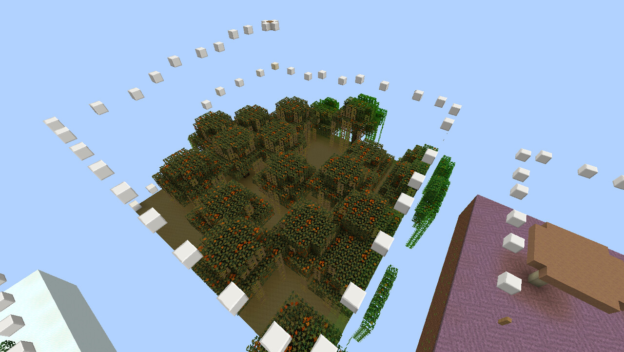 Sky parkour biomes Minecraft Map
