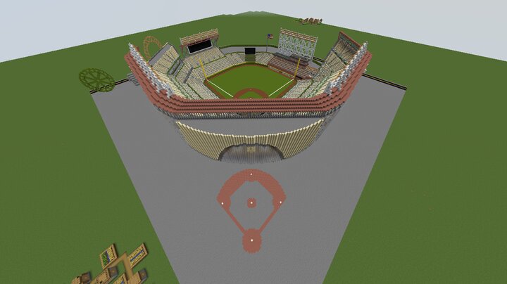 baseball stadium Minecraft Map