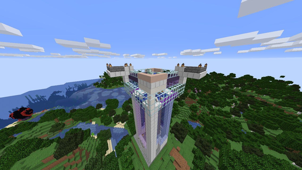My futuristic home Minecraft Map