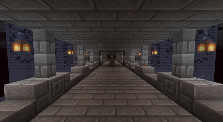 Overworld Version of Bastion Remnant Minecraft Map