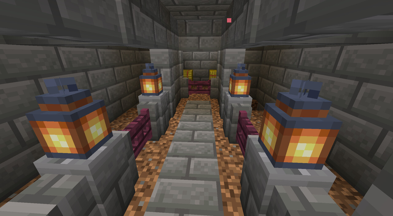 Overworld Version of Bastion Remnant Minecraft Map