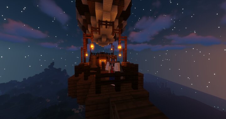 Spruce Airship (AArrrrr) Minecraft Map