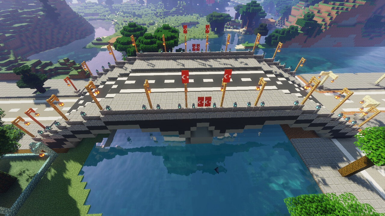 Arch Bridge Kemer Köprü Minecraft Map