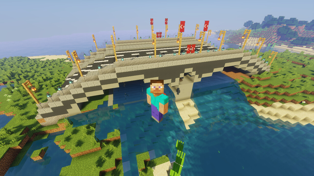 Arch Bridge Kemer Köprü Minecraft Map