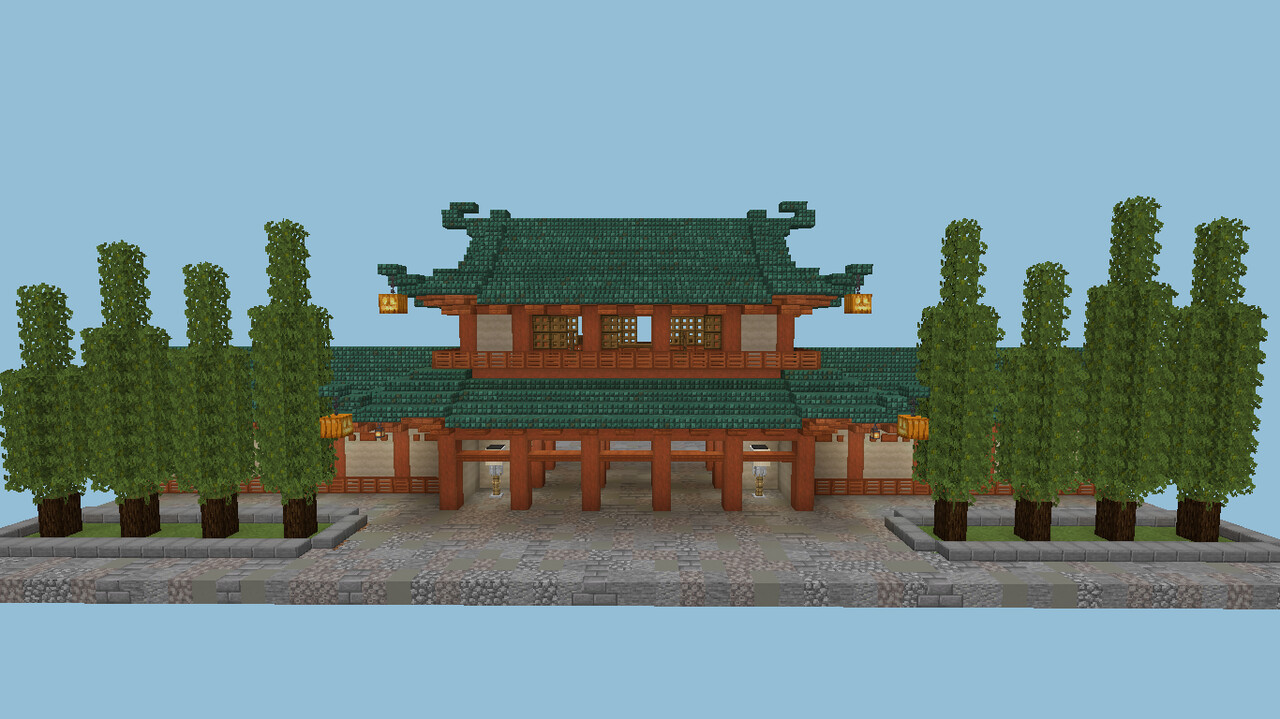 Japanese Gates Minecraft Map