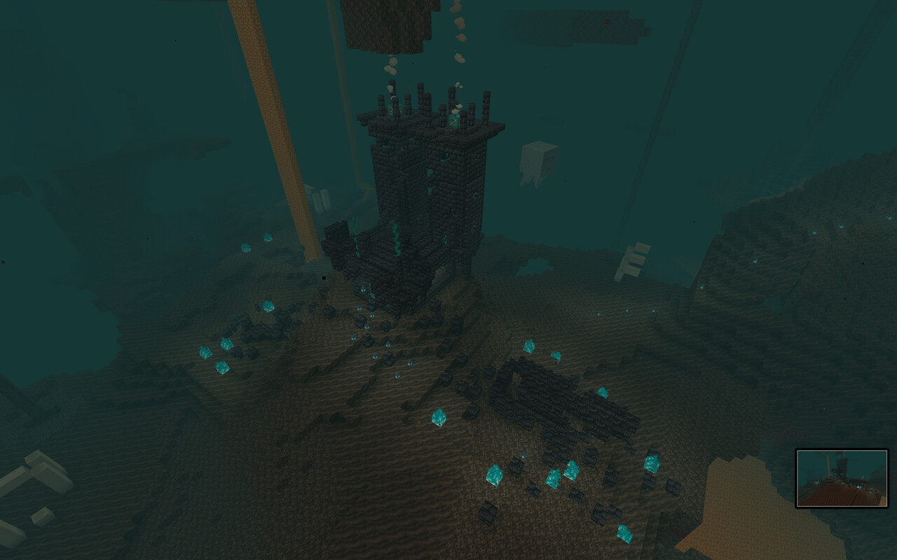 Ruined Nether Outpost Minecraft Map