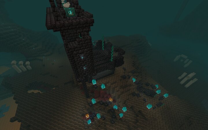 Ruined Nether Outpost Minecraft Map