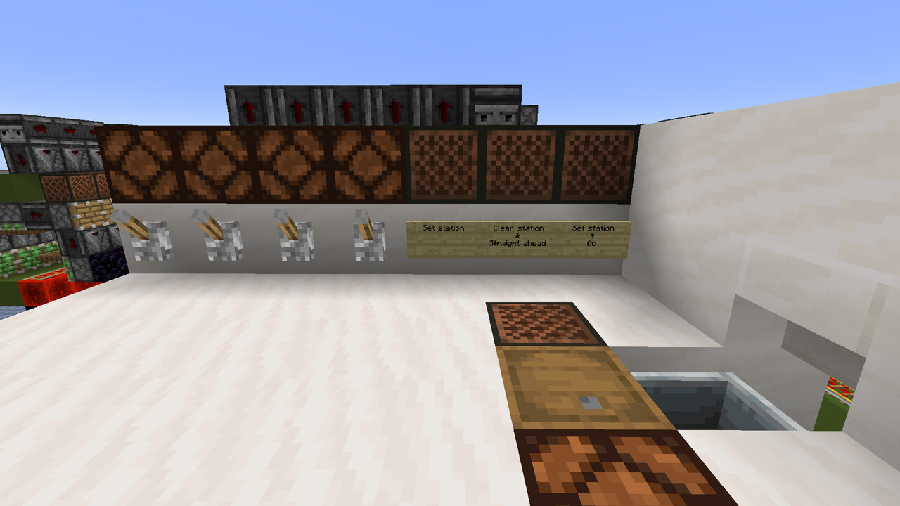 Minecart Splitter | 1-wide tilable Minecraft Map