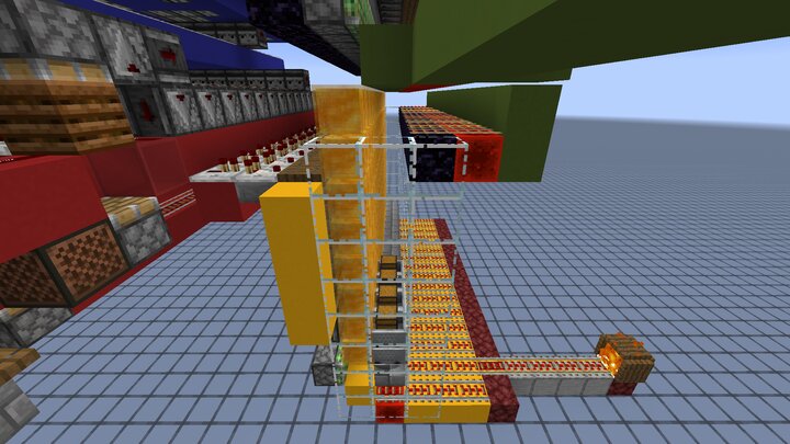 Minecart Splitter | 1-wide tilable Minecraft Map