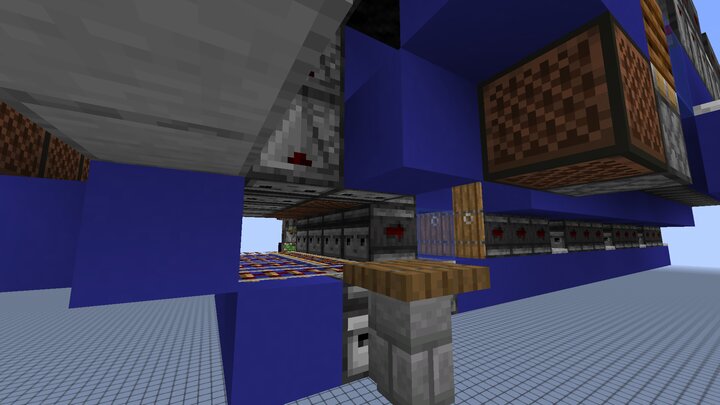 Minecart Splitter | 1-wide tilable Minecraft Map