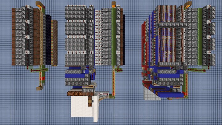 Minecart Splitter | 1-wide tilable Minecraft Map