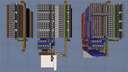 Minecart Splitter | 1-wide tilable Minecraft Map