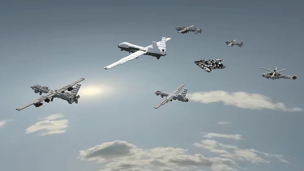 UAV - Unmanned aerial vehicle Minecraft Map