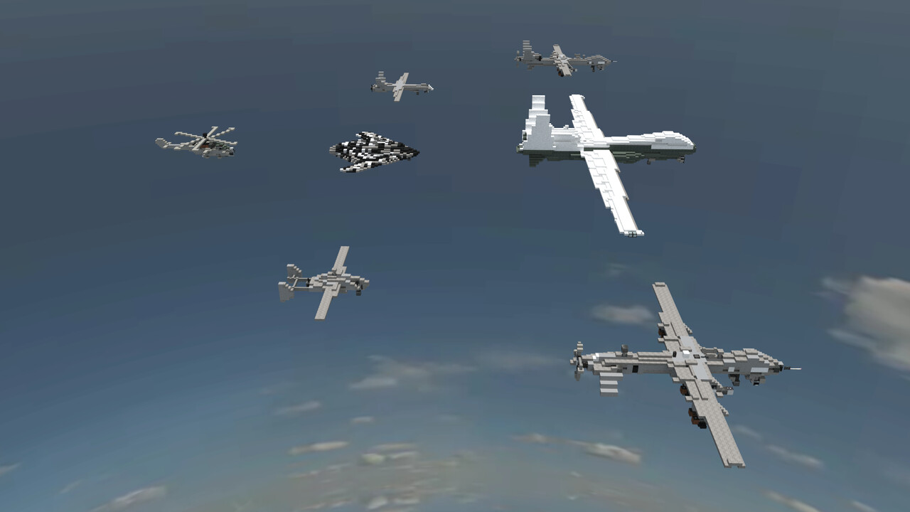 UAV - Unmanned aerial vehicle Minecraft Map