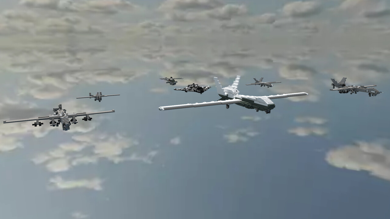 UAV - Unmanned aerial vehicle Minecraft Map