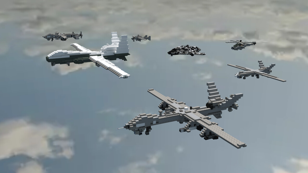 UAV - Unmanned aerial vehicle Minecraft Map