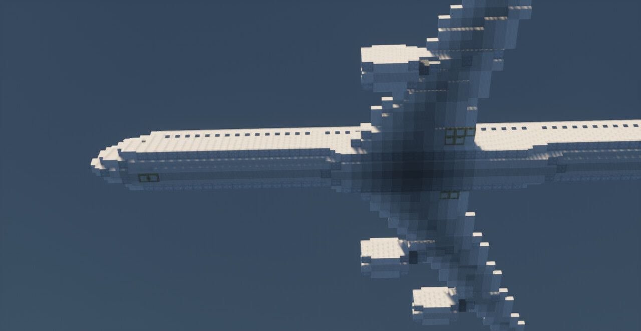 Airbus a340-600 SAA Minecraft Map