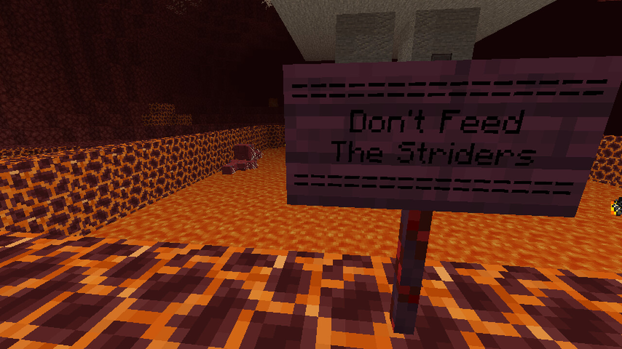 Strider Monument Minecraft Map