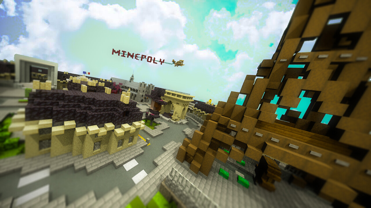 MINEPOLY 🎲 [Minecraft Monopoly] Minecraft Map