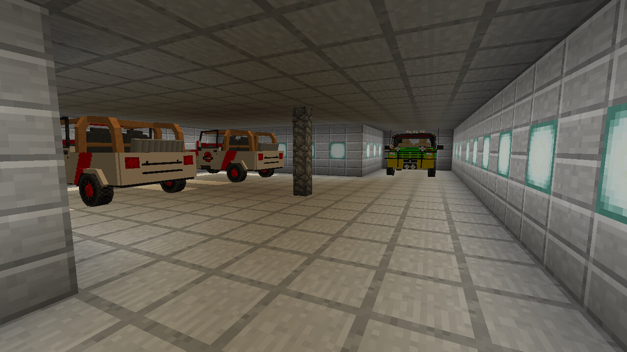 Jurassic Park Novel Canon Minecraft Map