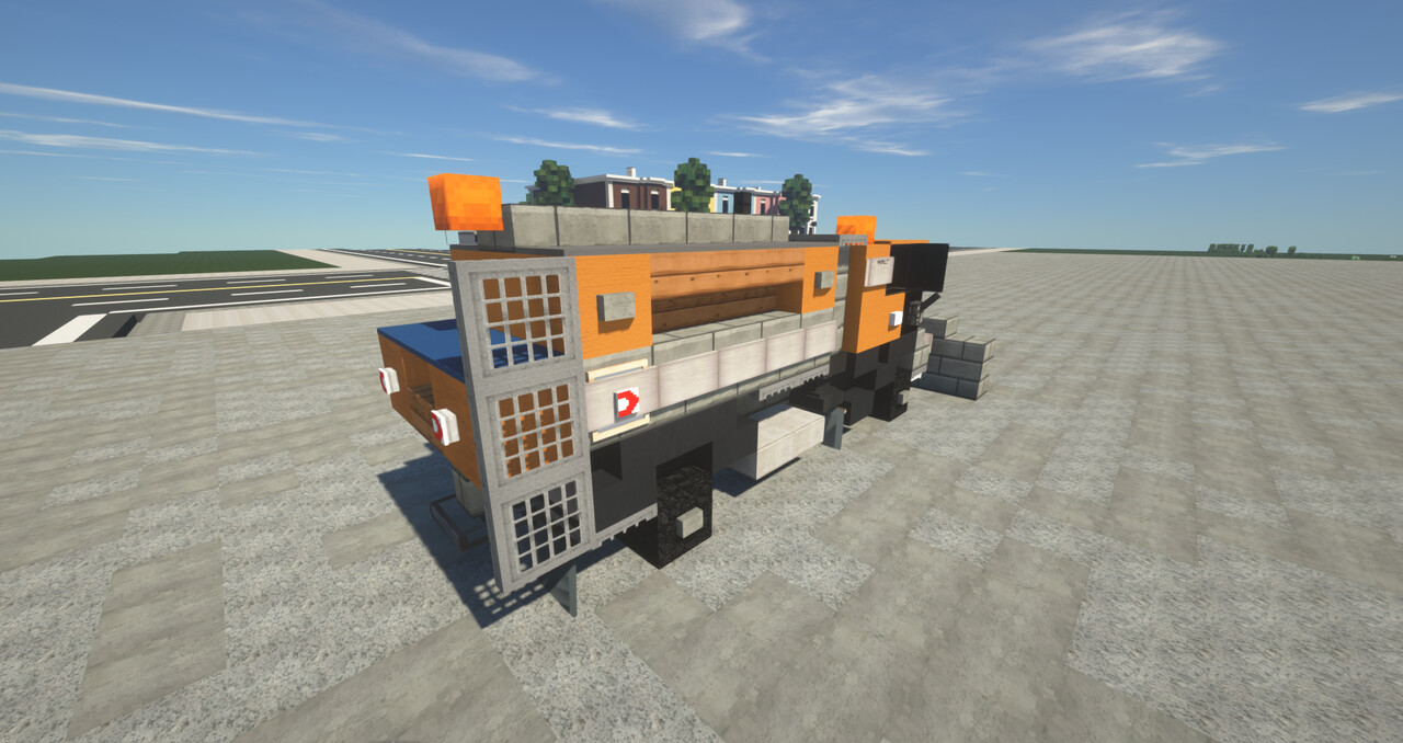 Unimog Snow Plow Minecraft Map