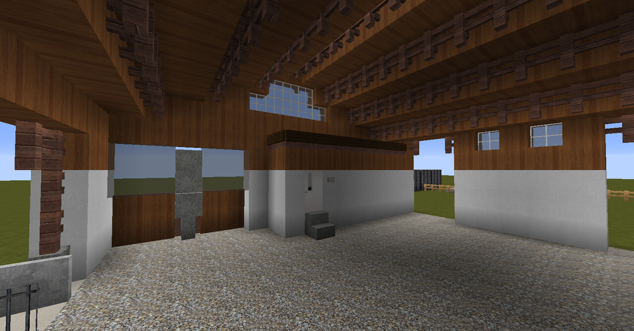 Farming sim 19, Large cow pasture [With download] Minecraft Map