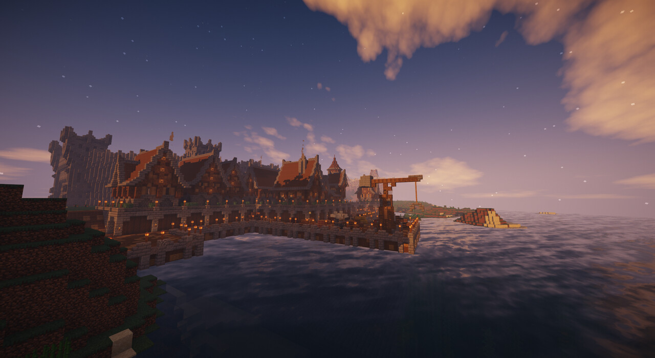 [WORK IN PROGRESS] HardCastle / Medieval-Fantastic City Minecraft Map