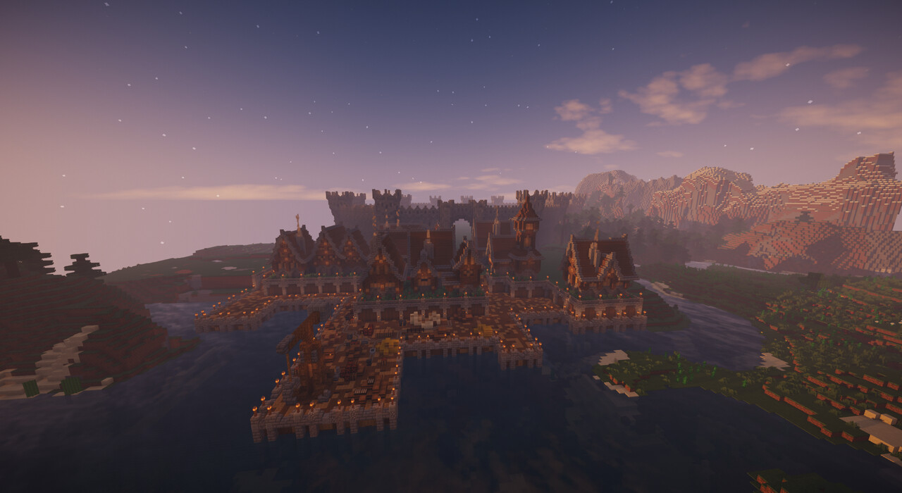 [WORK IN PROGRESS] HardCastle / Medieval-Fantastic City Minecraft Map