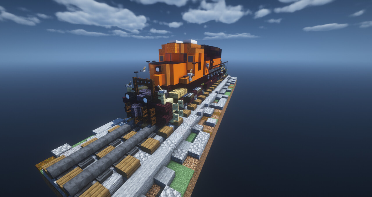 BNSF EMD SD40-2 Minecraft Map