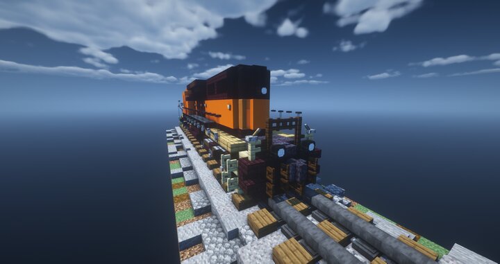 BNSF EMD SD40-2 Minecraft Map