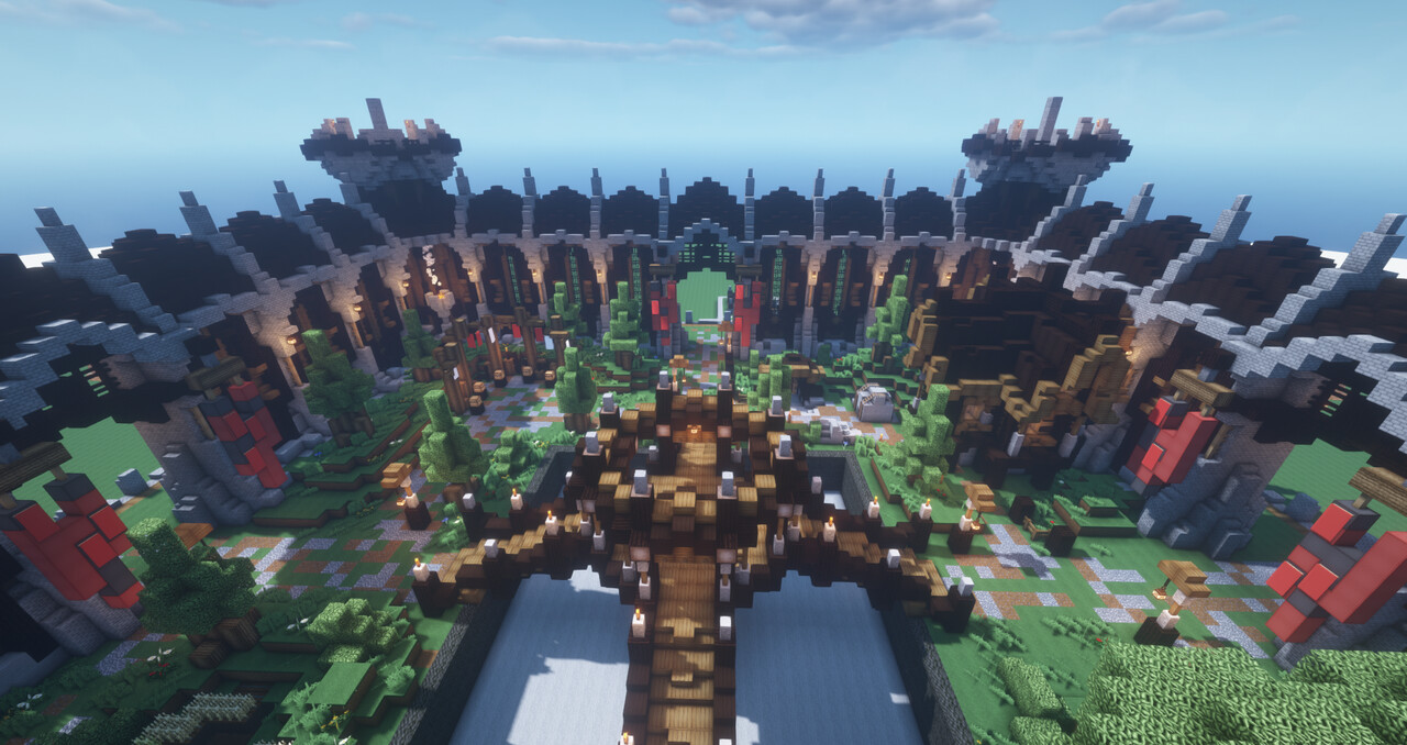 Rustic Medieval Factions + Prison Spawn | 1.15.2 | Minecraft Map