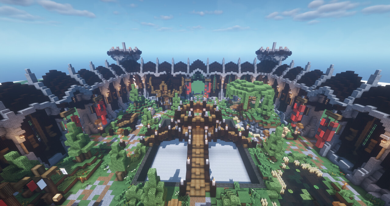 Rustic Medieval Factions + Prison Spawn | 1.15.2 | Minecraft Map