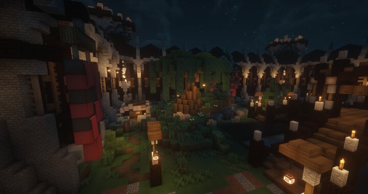 Rustic Medieval Factions + Prison Spawn | 1.15.2 | Minecraft Map