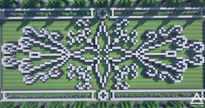 Palatial Hedge Garden Guide (1 of 3) Minecraft Map