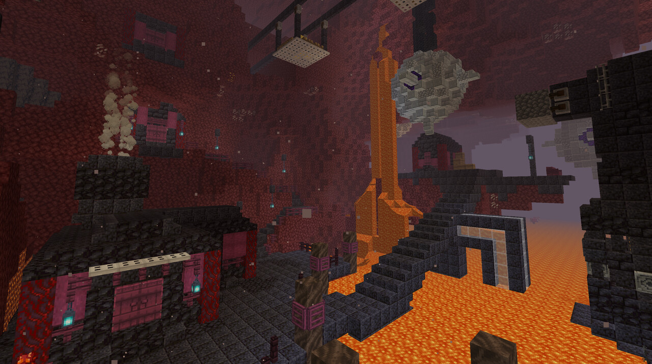 1.16 Nether base Minecraft Map