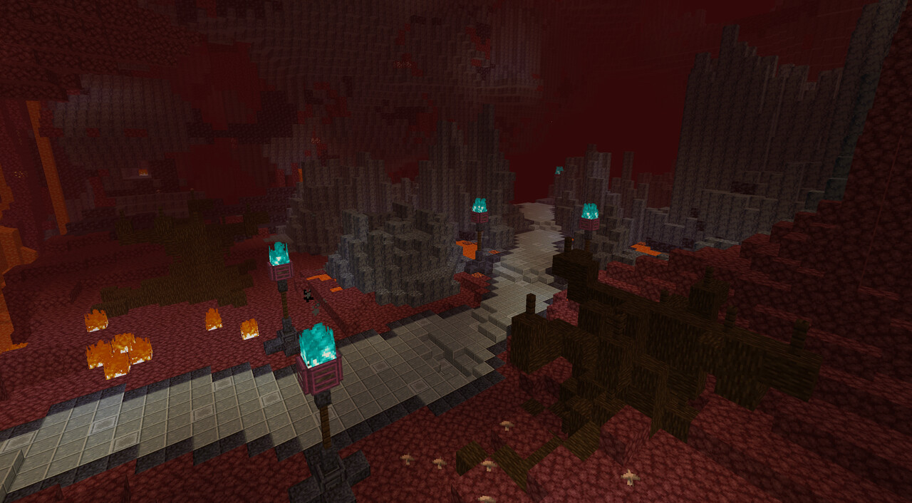 1.16 Nether base Minecraft Map