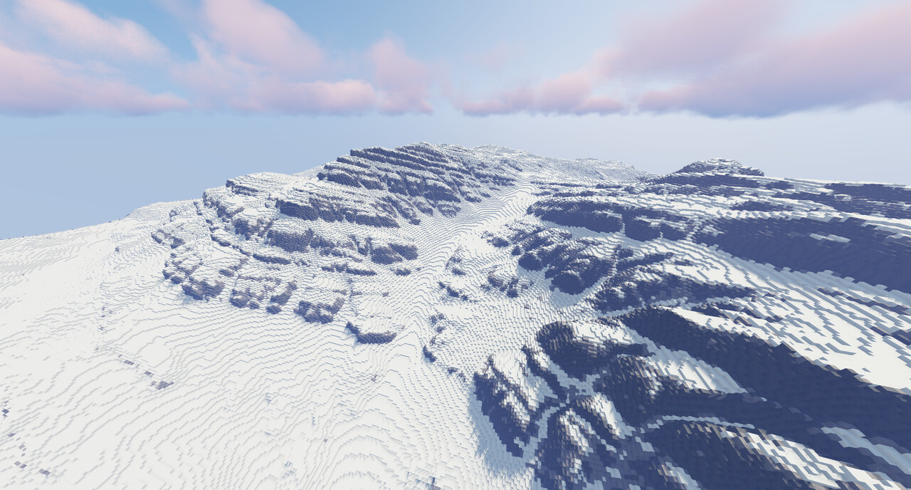 Novaden - The Barren Snow (1000x1000) Minecraft Map