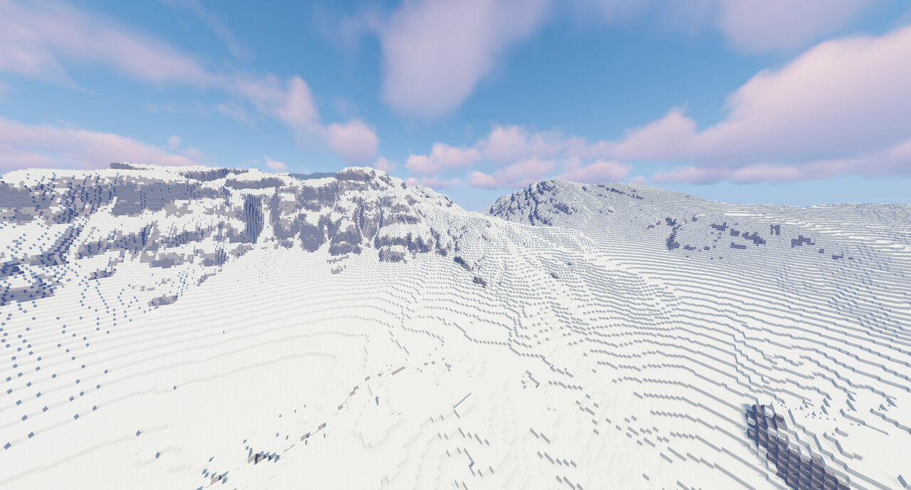 Novaden - The Barren Snow (1000x1000) Minecraft Map