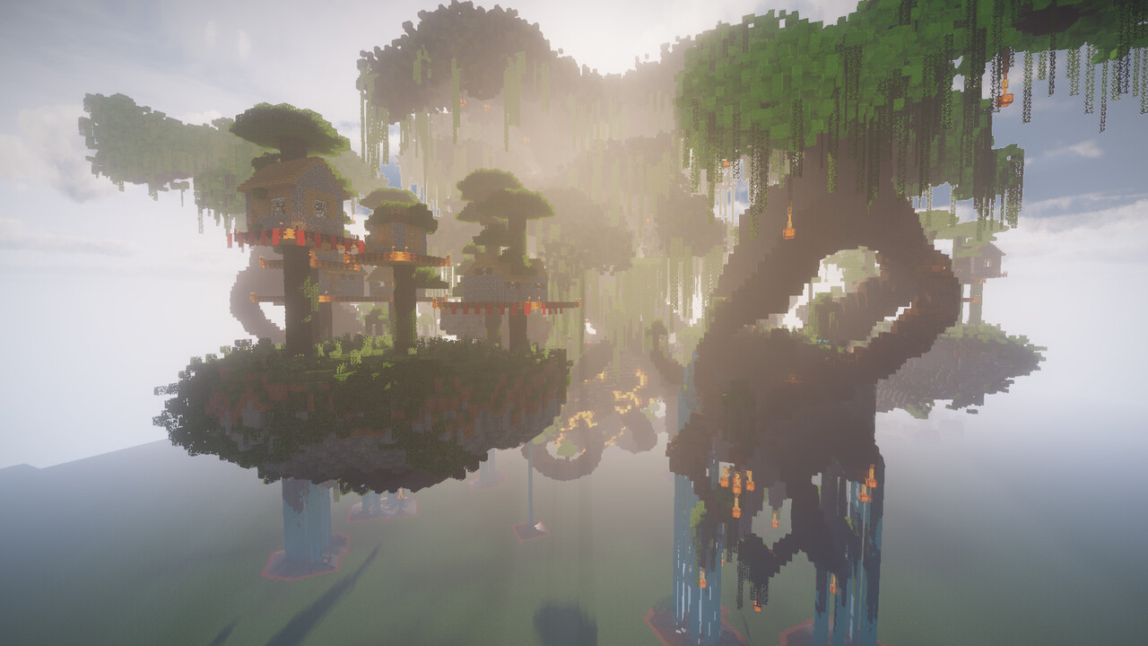 TREEHOUSE: A Soraxus 4v4 Bedwars map Minecraft Map