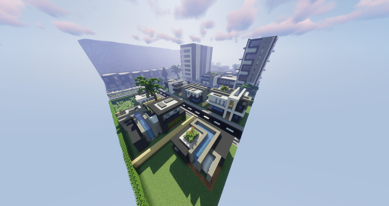 Modern City 200*200 Plot Minecraft Map