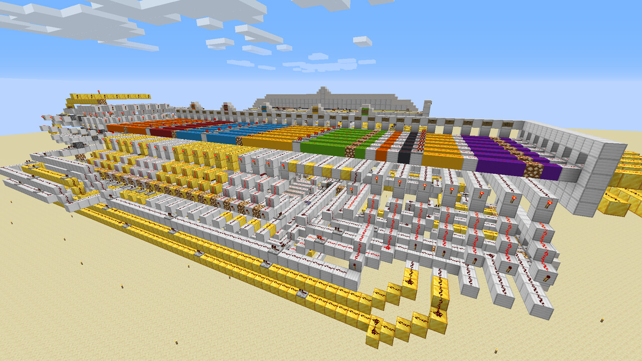 Sarnnox RDPU-2 Redstone Computer (3-bit) Minecraft Map