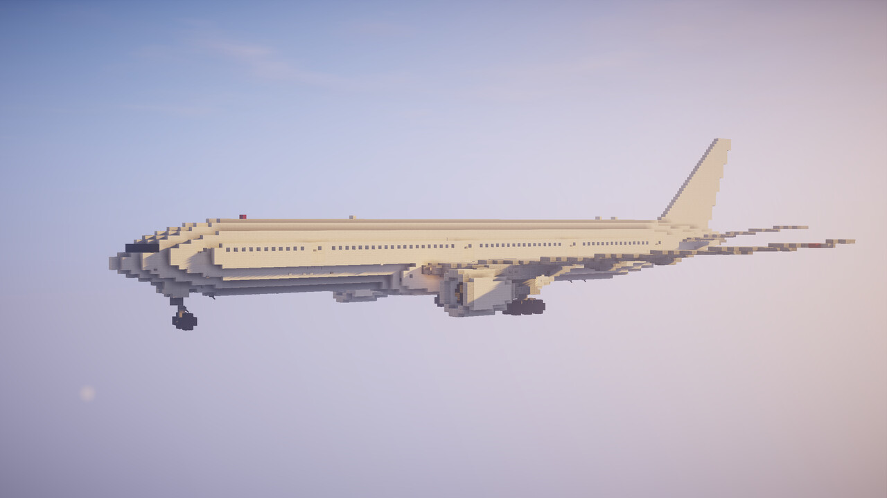 1,5:1 Boeing 777-300ER + Liveries Minecraft Map
