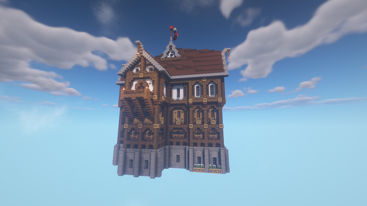 Medieval/fantasy hotel Minecraft Map