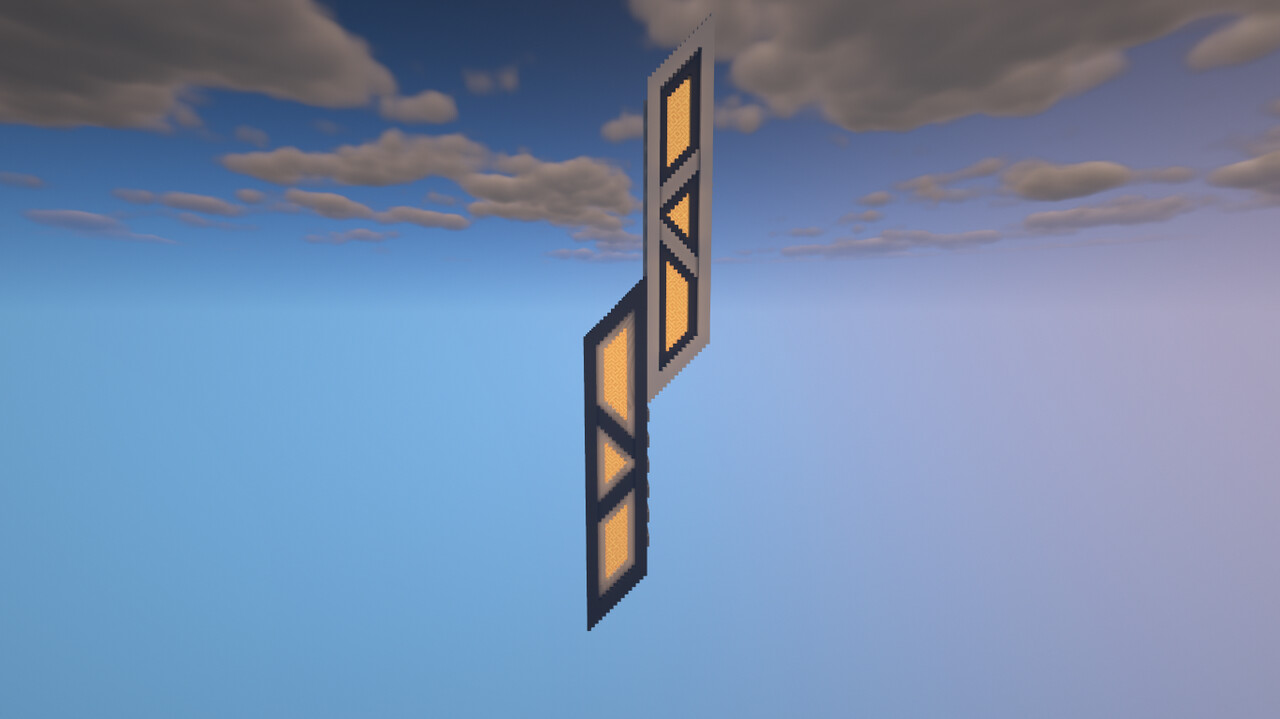 Simple Sci-Fi Skyscraper Minecraft Map