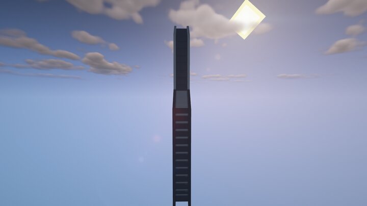 Simple Sci-Fi Skyscraper Minecraft Map