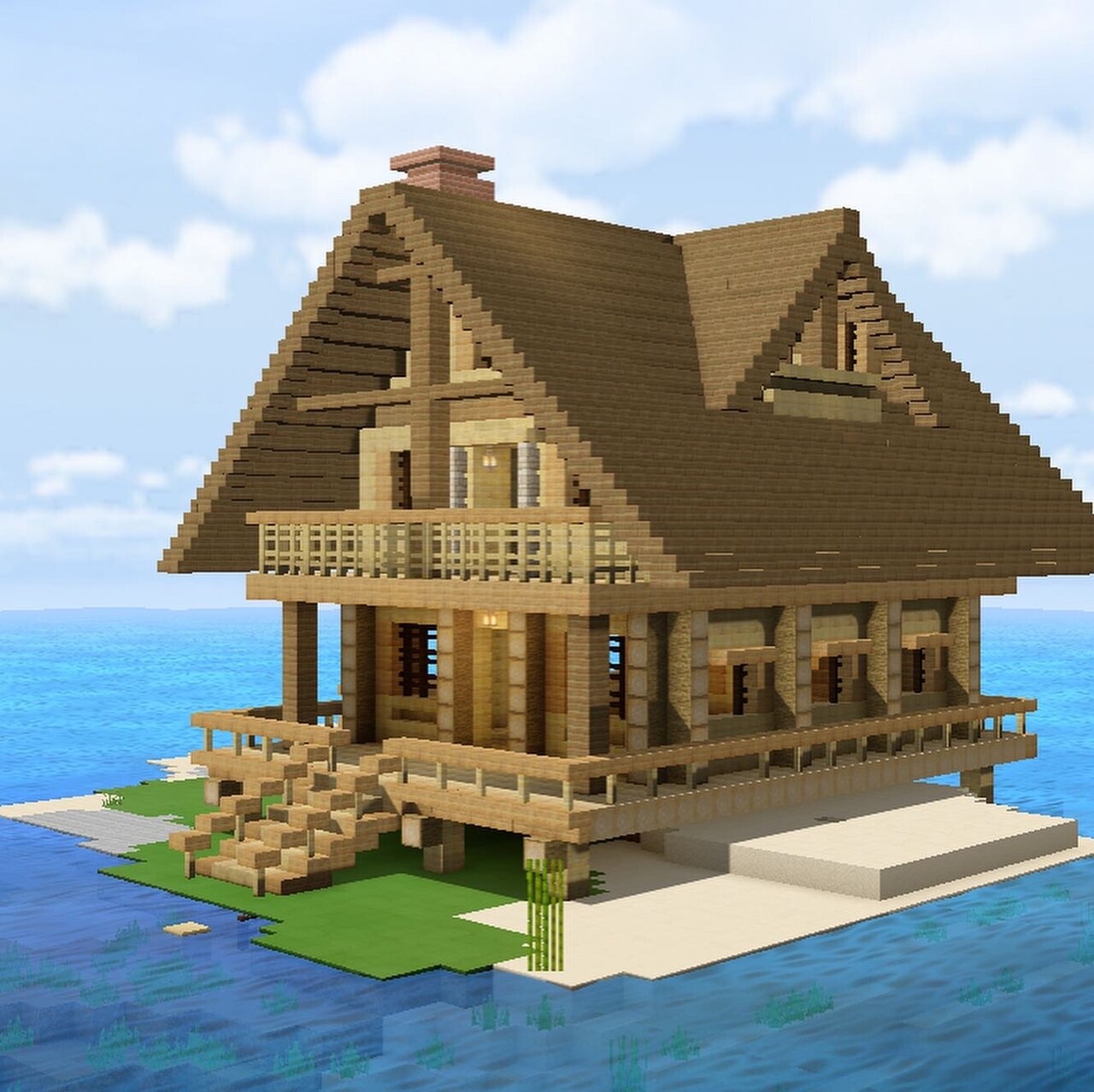 Log house Minecraft Map