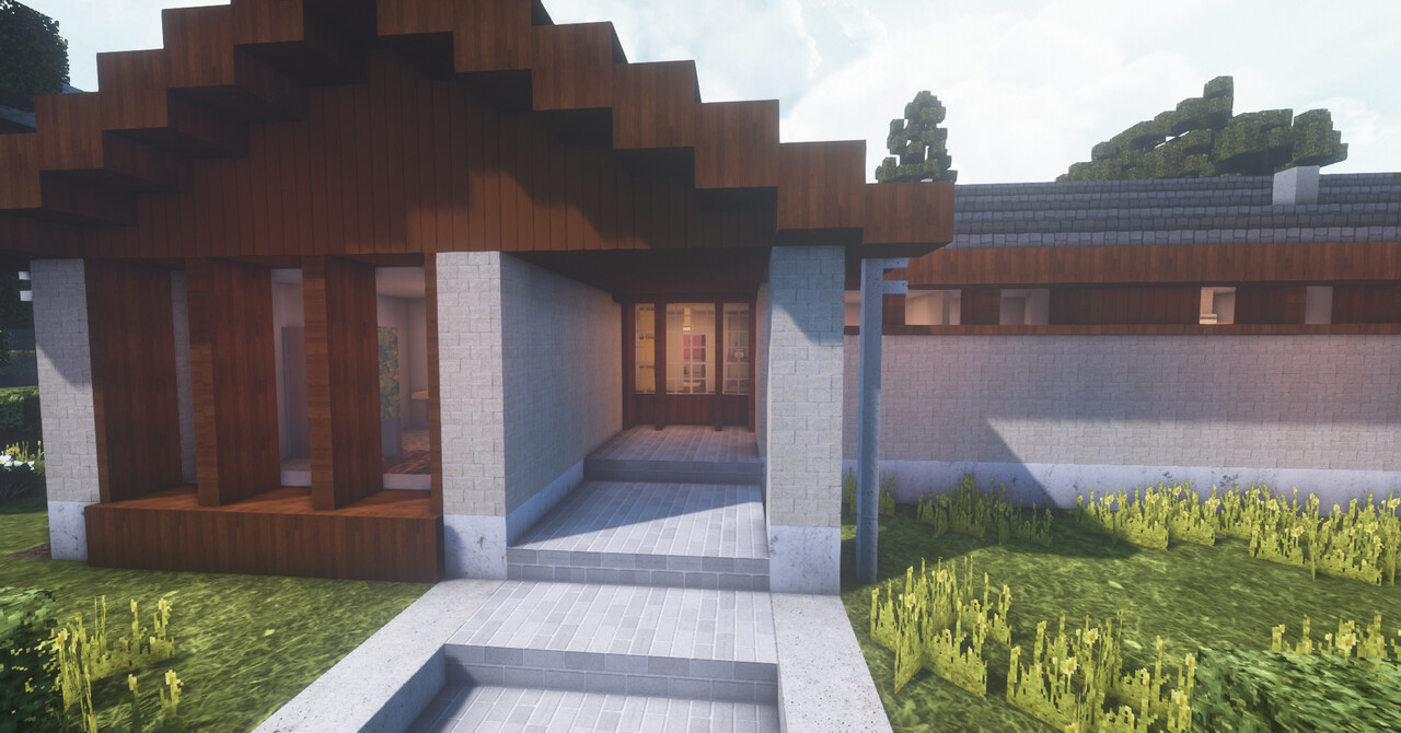 Danish 60's House #1 | TRS | Parkvej 2, 4450 Jyderup Minecraft Map